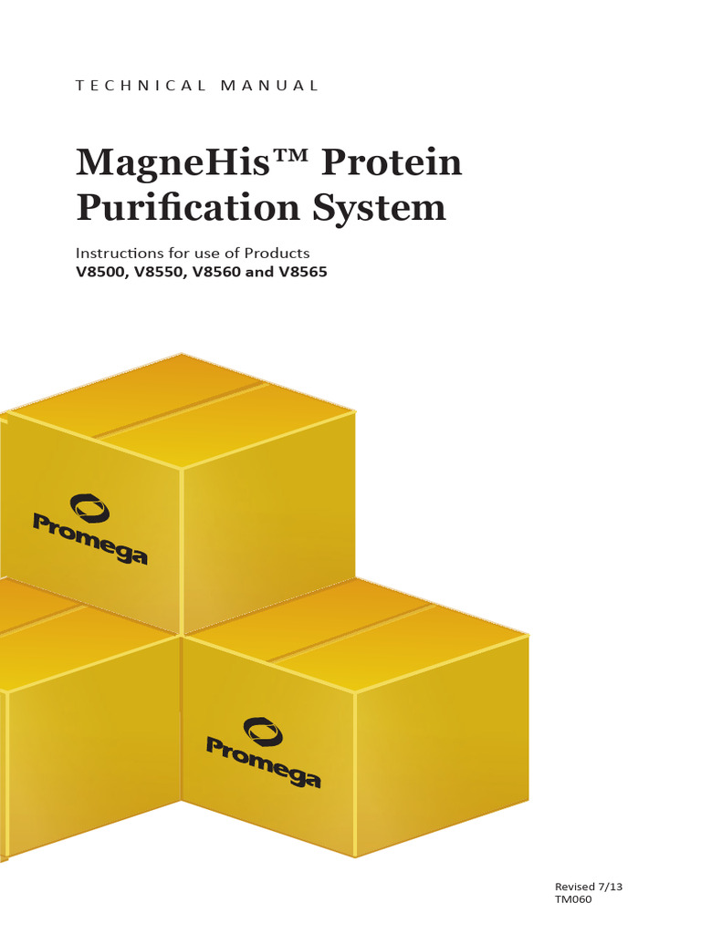 MagneHis Protein Purification System TM060 | PDF | Protein Purification ...