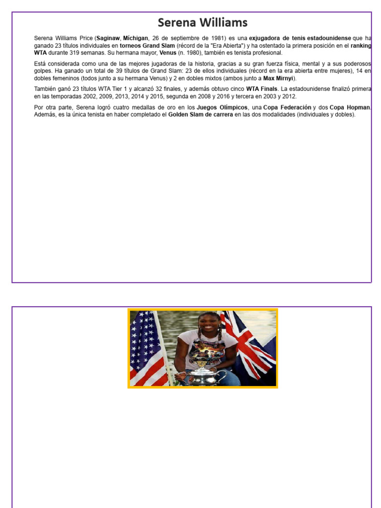 Serena Williams | PDF