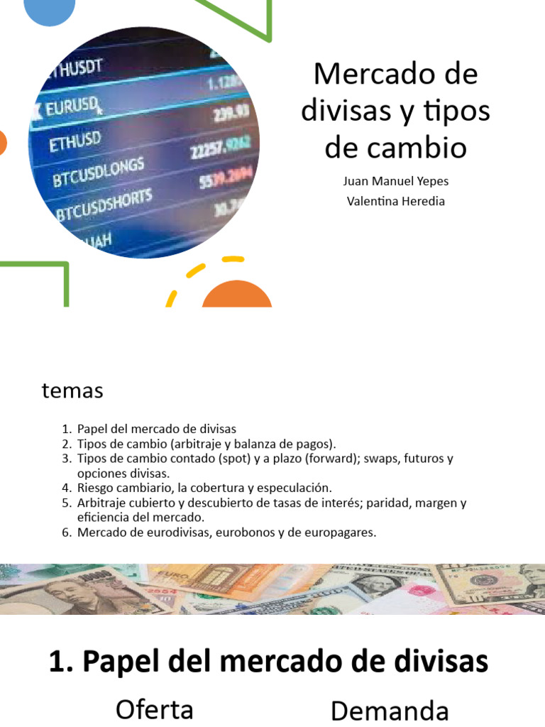 Guía del Mercado de Divisas y Cambios | PDF | Tipo de cambio | Swap (Finanzas)