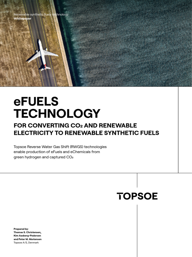 Topsoe EFUELS Technology for Converting CO2 to Renewable Synthetic Fuel | PDF | Gas To Liquids ...