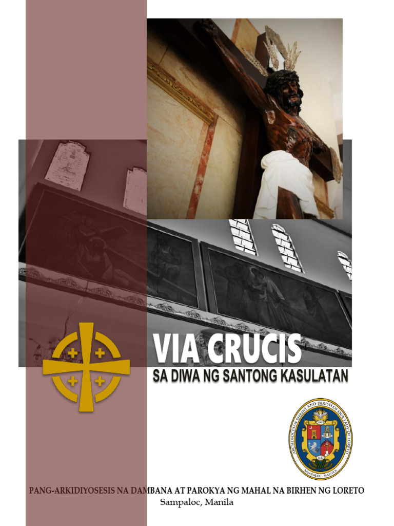VIA CRUCIS Sa Diwa NG Santong Kasulatan | PDF