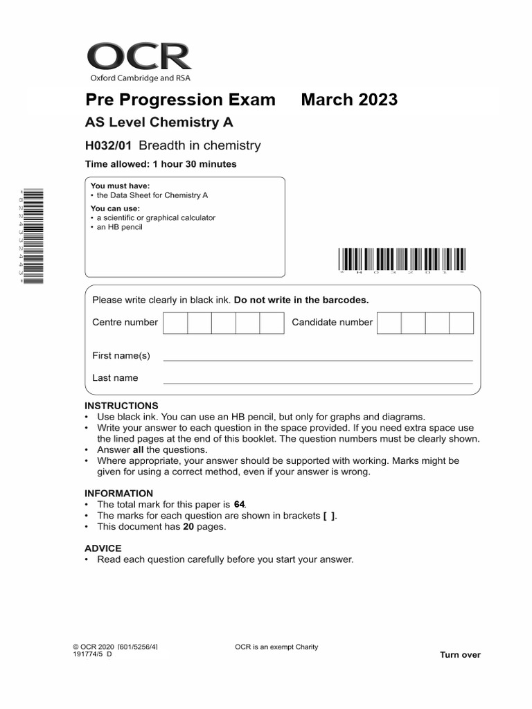 Pre Progression Exam | PDF | Ammonia | Hydroxide