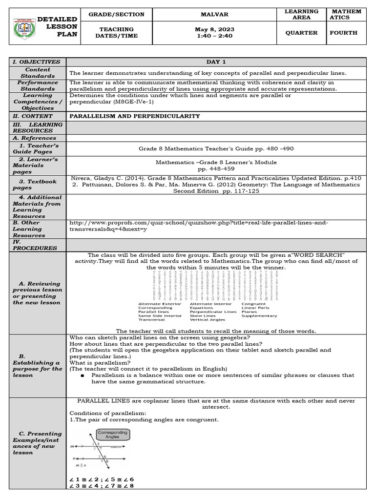 DLP for CO2 | PDF | Perpendicular | Geometry