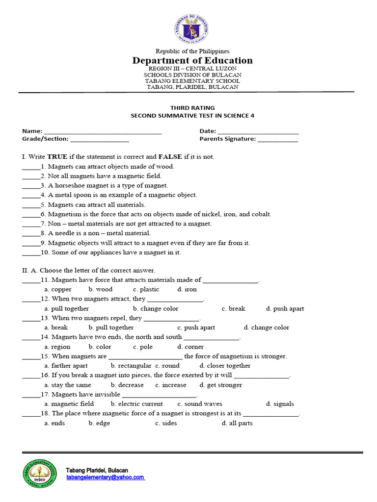 THIRD-QUARTER-SECOND-SUMMATIVE TEST-ALL SUBJECTS | PDF | Rectangle ... THIRD-QUARTER-SECOND-SUMMATIVE TEST-ALL SUBJECTS | PDF | Rectangle ...