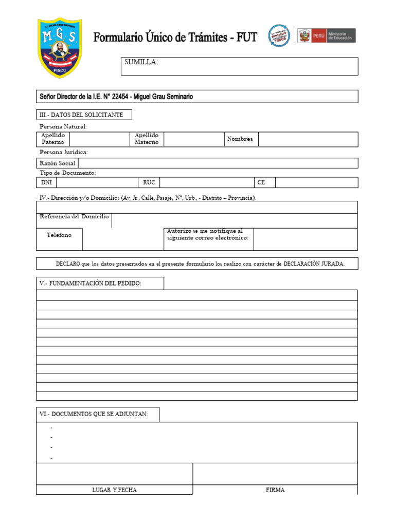 Fut Miguel Grau | PDF