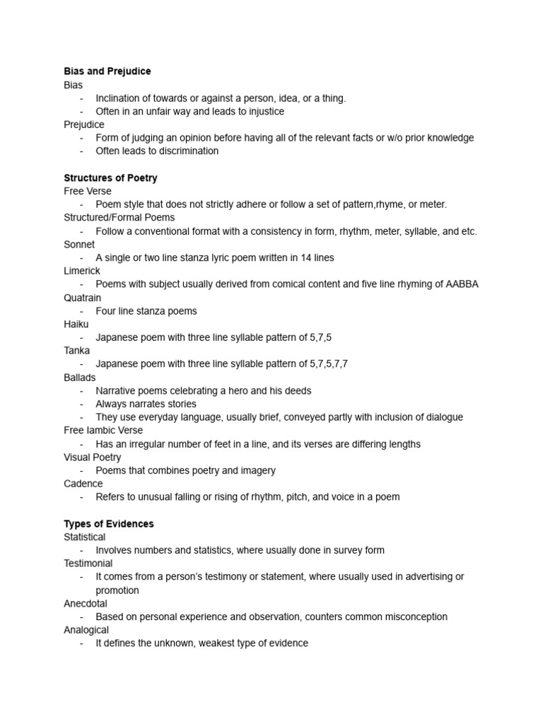 English 9 3RD Quarter Reviewer | PDF
