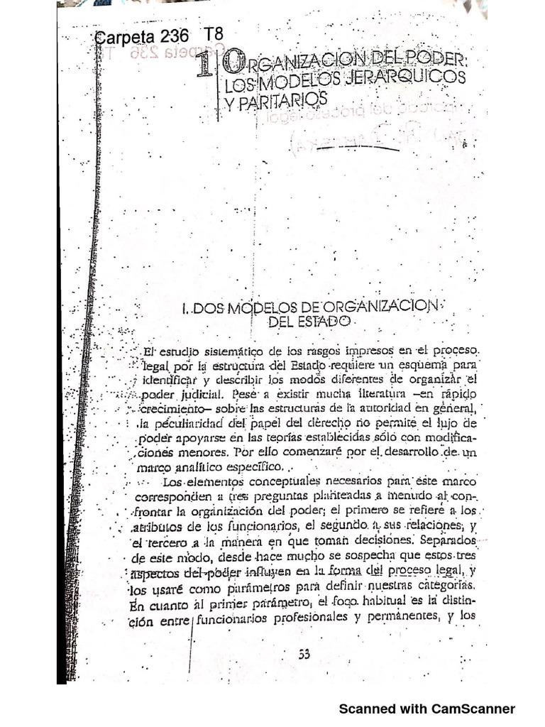 Damaska. Los modelos jerárquicos y paritarios | PDF