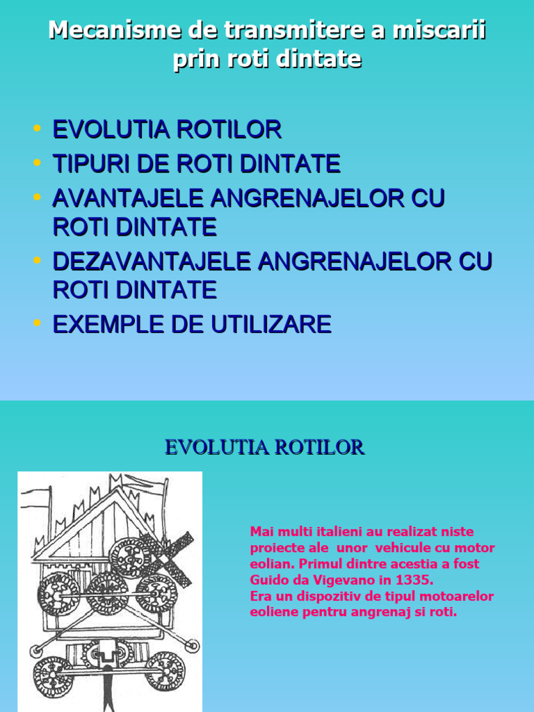 Transmisii Cu Roti Dintate | PDF