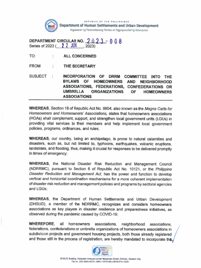 DRRM Committee | PDF