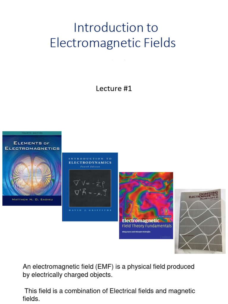 Lec1 Emf | PDF | Science & Mathematics