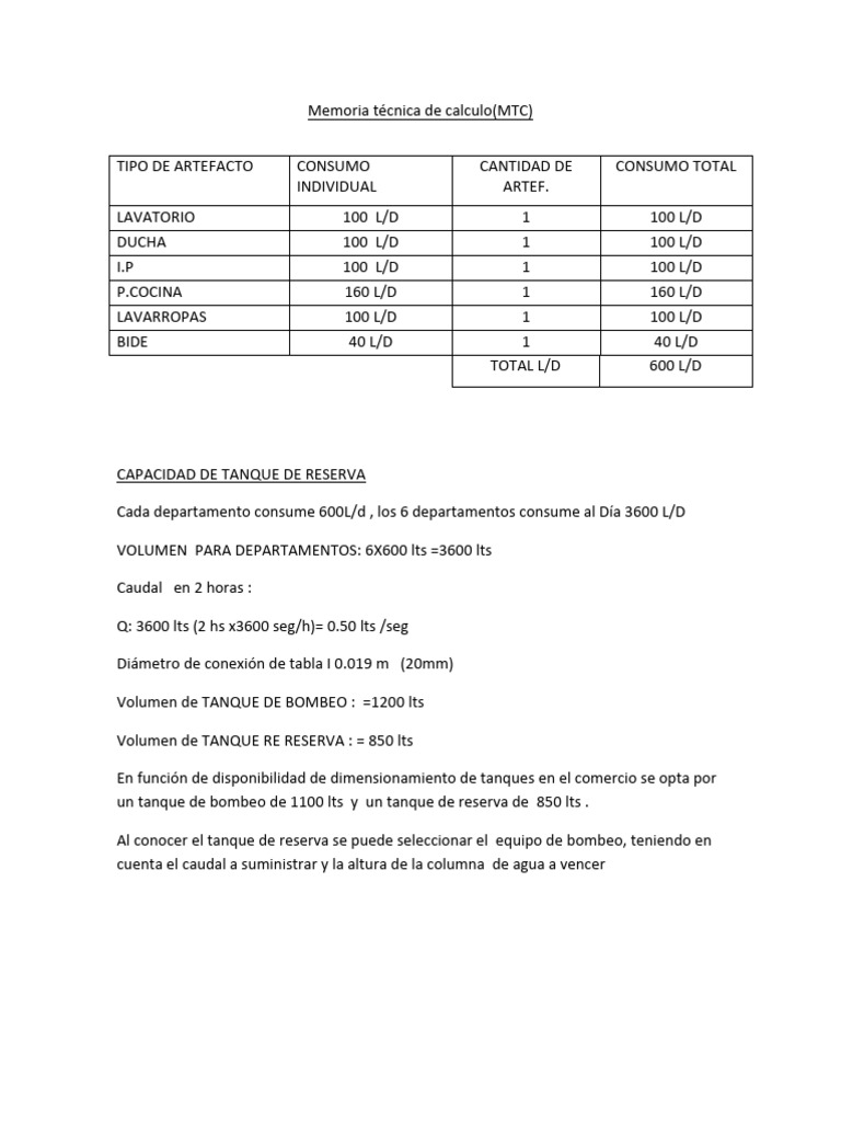 Calculo MTC | PDF