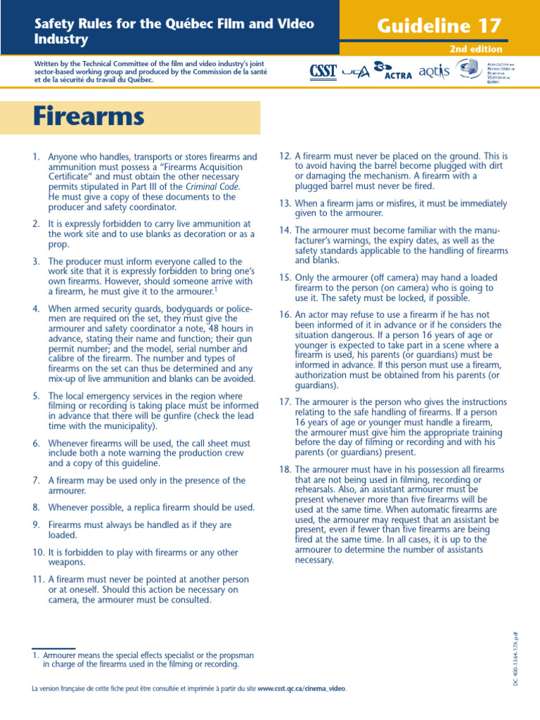 Firearms Safety | PDF | Firearms | Ammunition