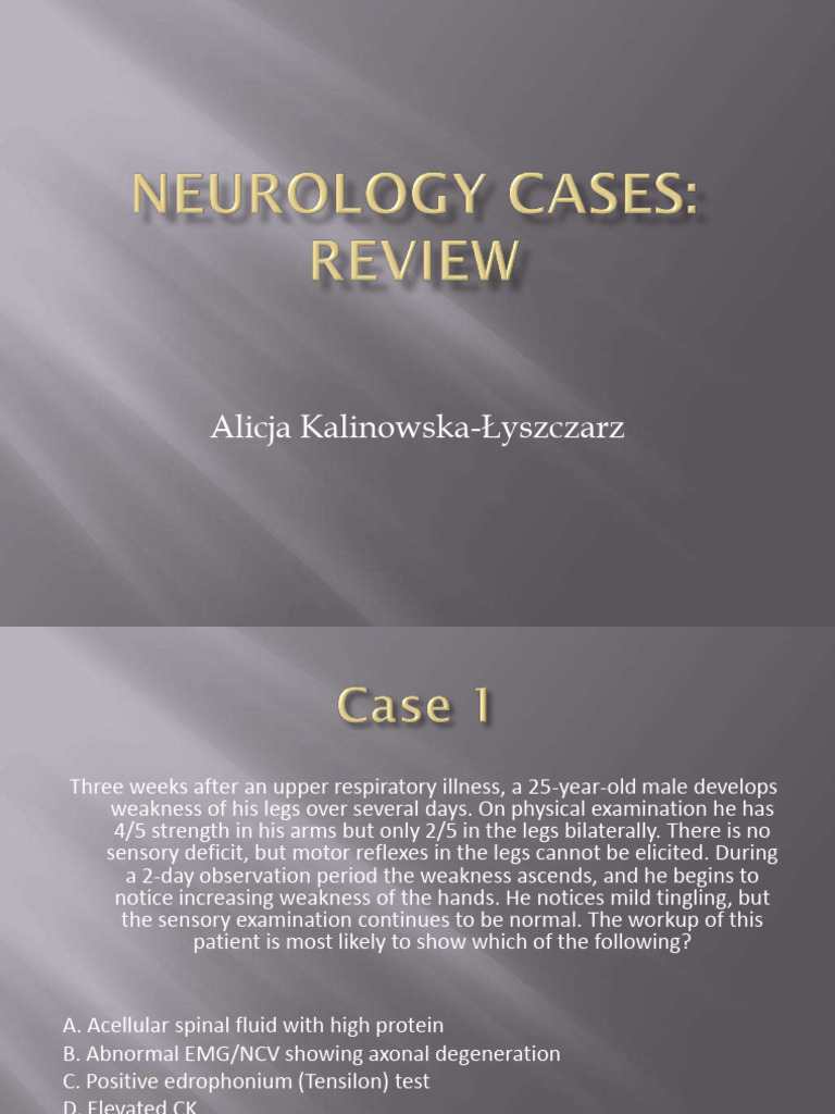 USMLE Case_compressed | PDF | Headache | Dementia