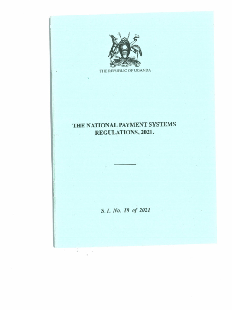 National Payment Systems Regulations 2021 | PDF
