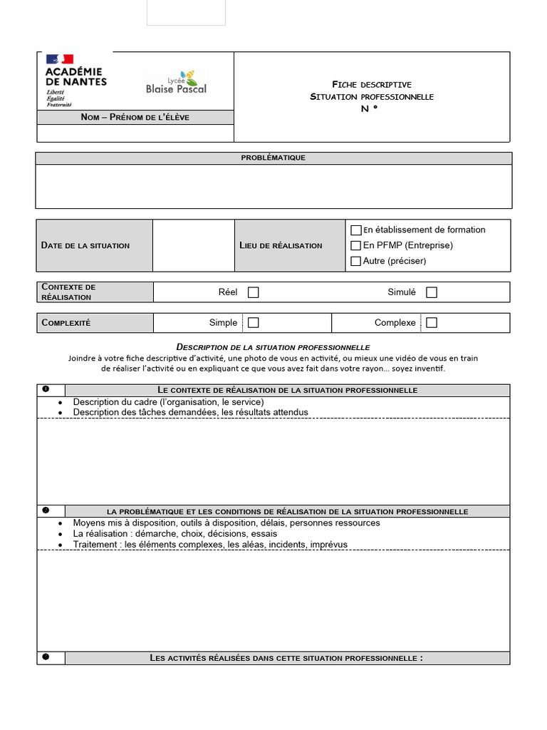 Fiche Descriptive | PDF