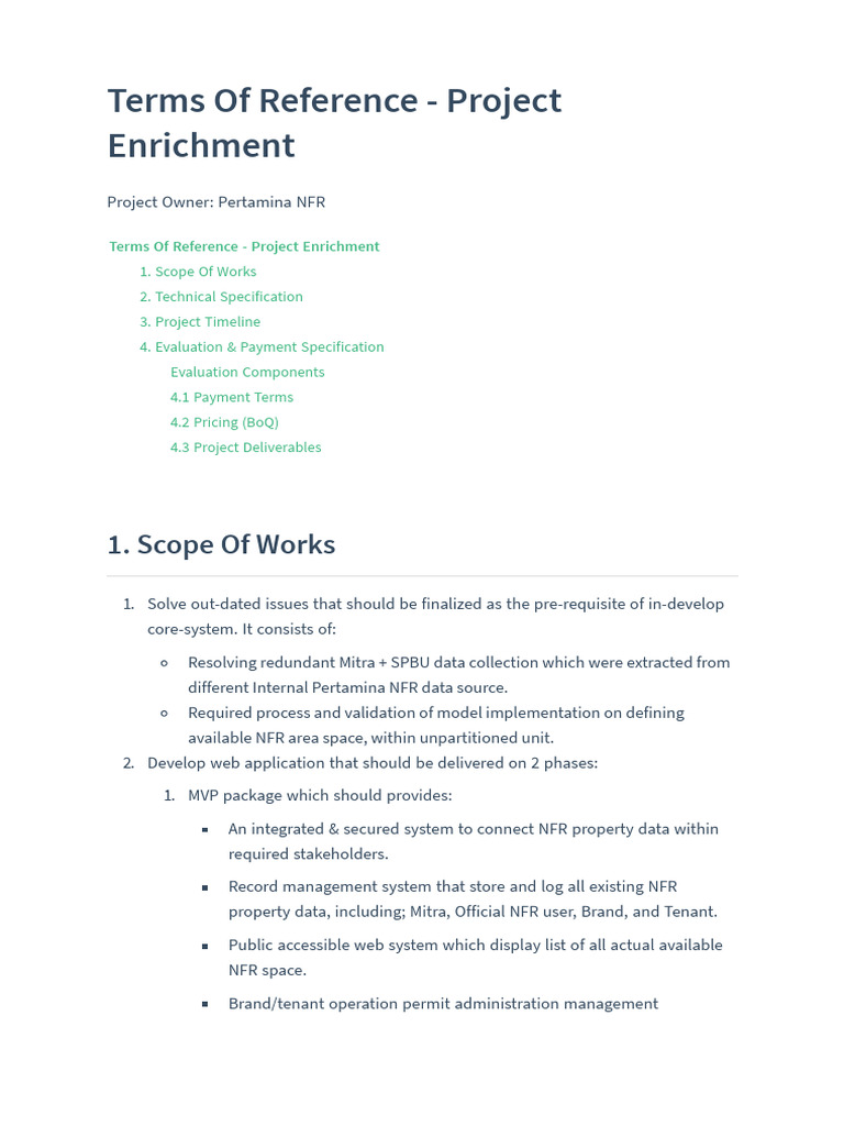 Kak Pertamina NFR | Download Free PDF | Specification (Technical ...