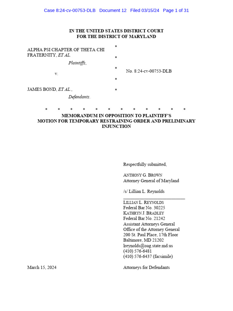 Documents Detail Hazing Allegations | PDF | Injunction