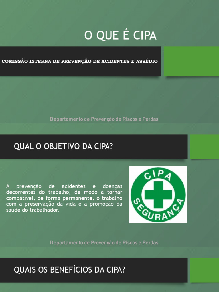 O Que É Cipa | PDF | Negócios