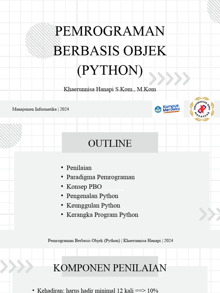 Pemrograman Berbasis Objek - 1 | PDF | Seni
