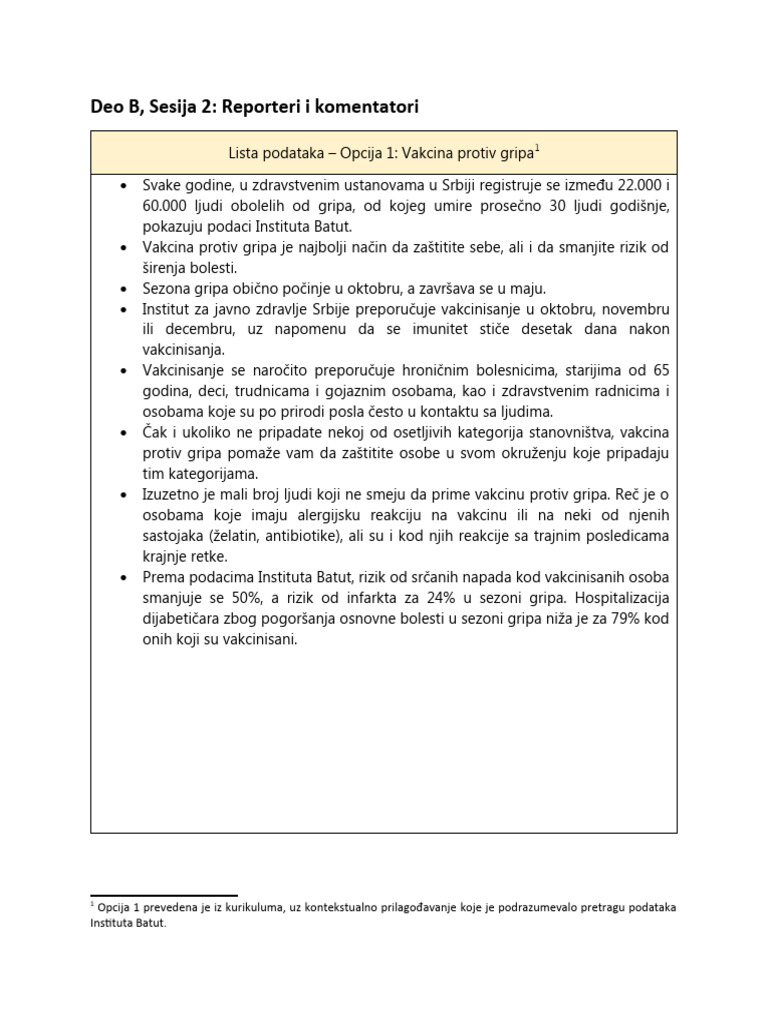 Reporteri I Komentatori | PDF