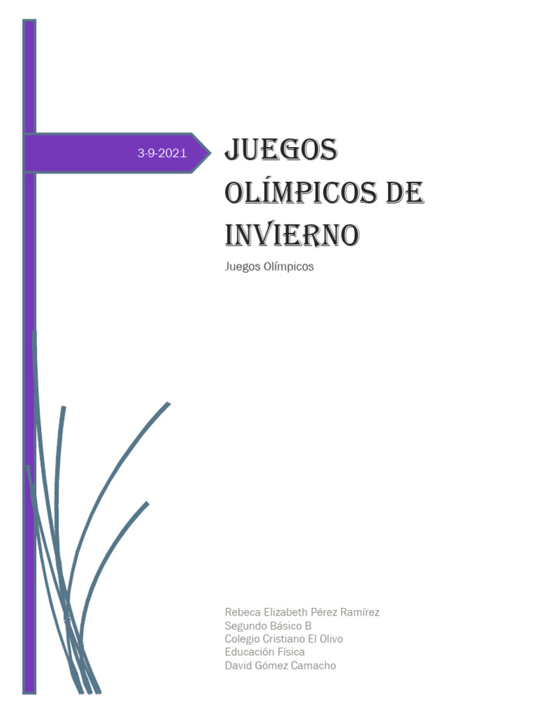 Juegos Olímpicos de Invierno | PDF | Juegos olímpicos de invierno ...