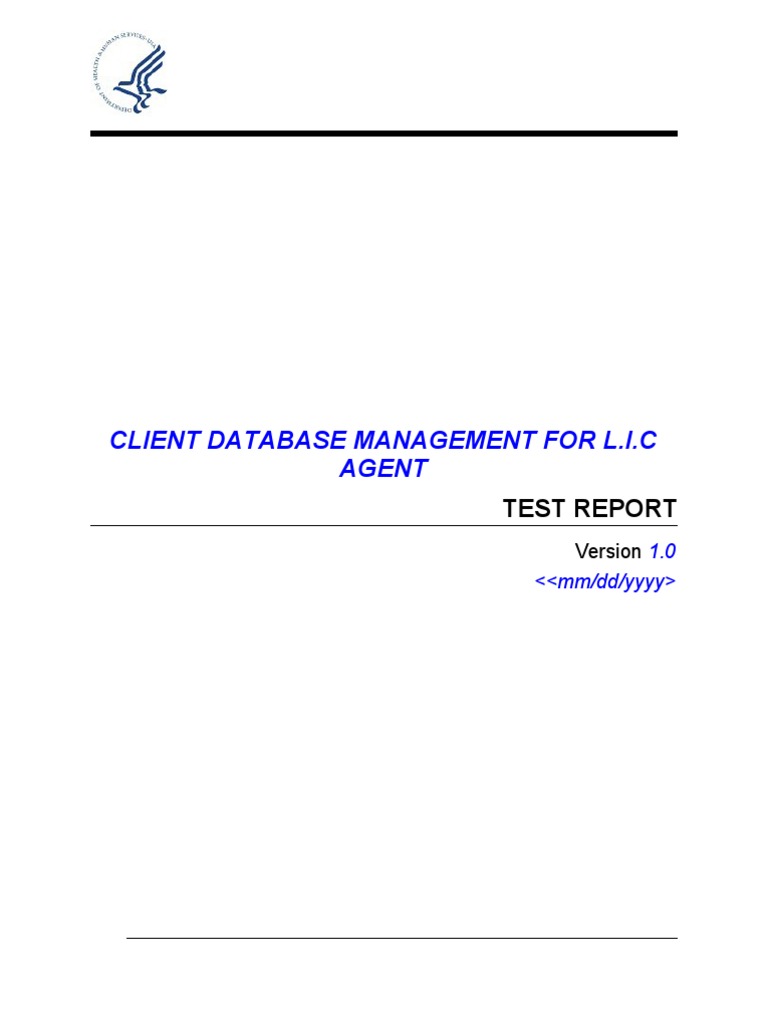 Eplc Test Reports Template | PDF | Relational Database | Software Bug