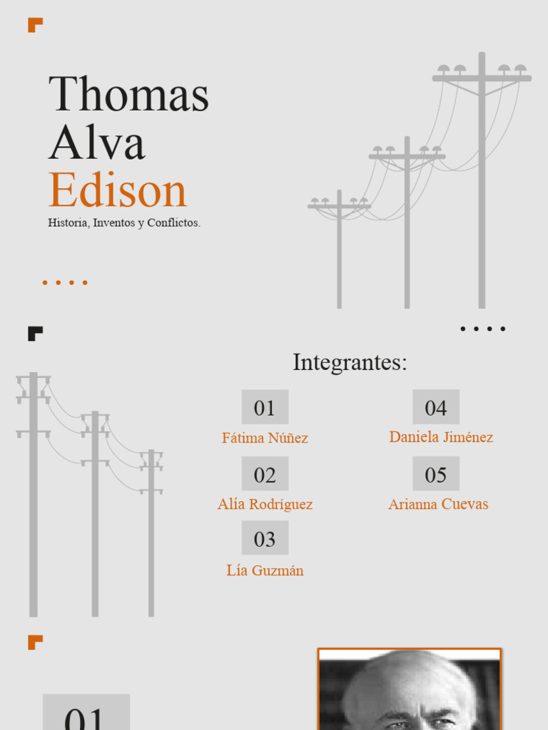 Edison: Inventos y Guerra de Corrientes | PDF | Thomas Edison | Nikola ...
