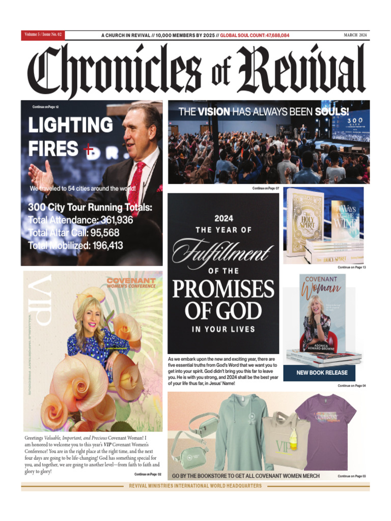 Revival News: March 2024 | PDF | Glory (Religion) | Jesus