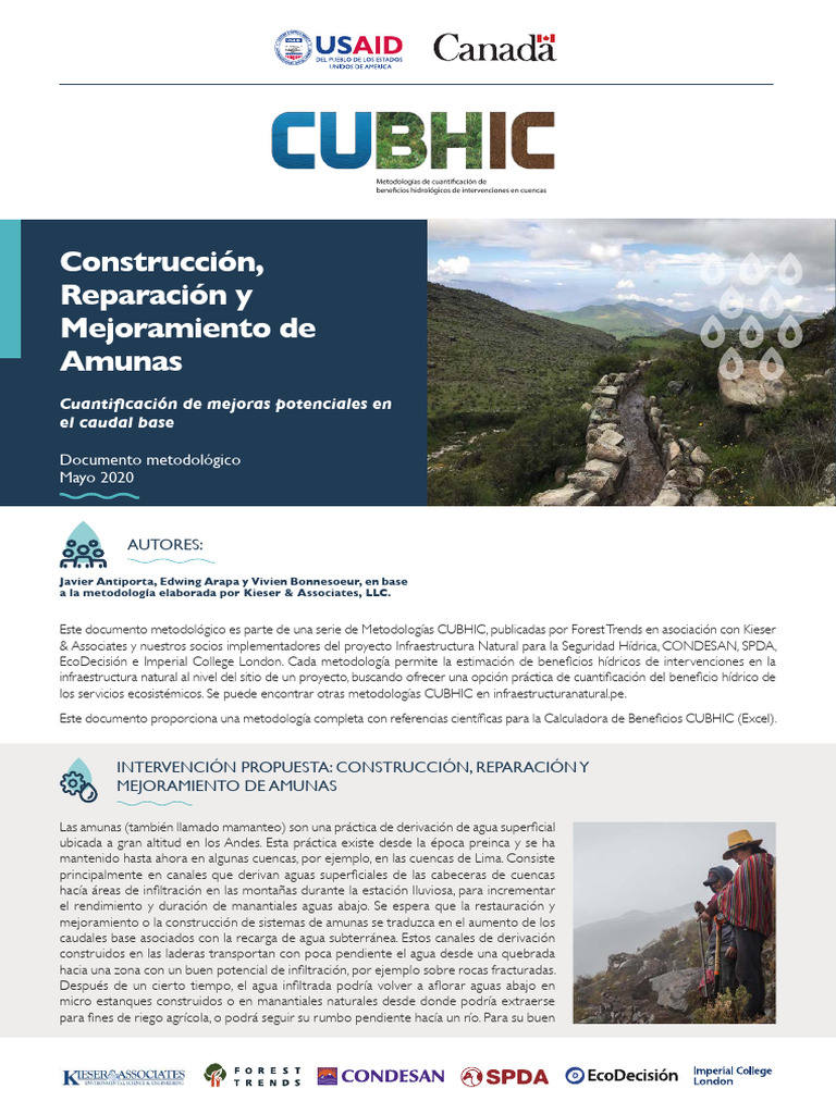 CUBHIC Amunas | PDF | Agua subterránea | Río