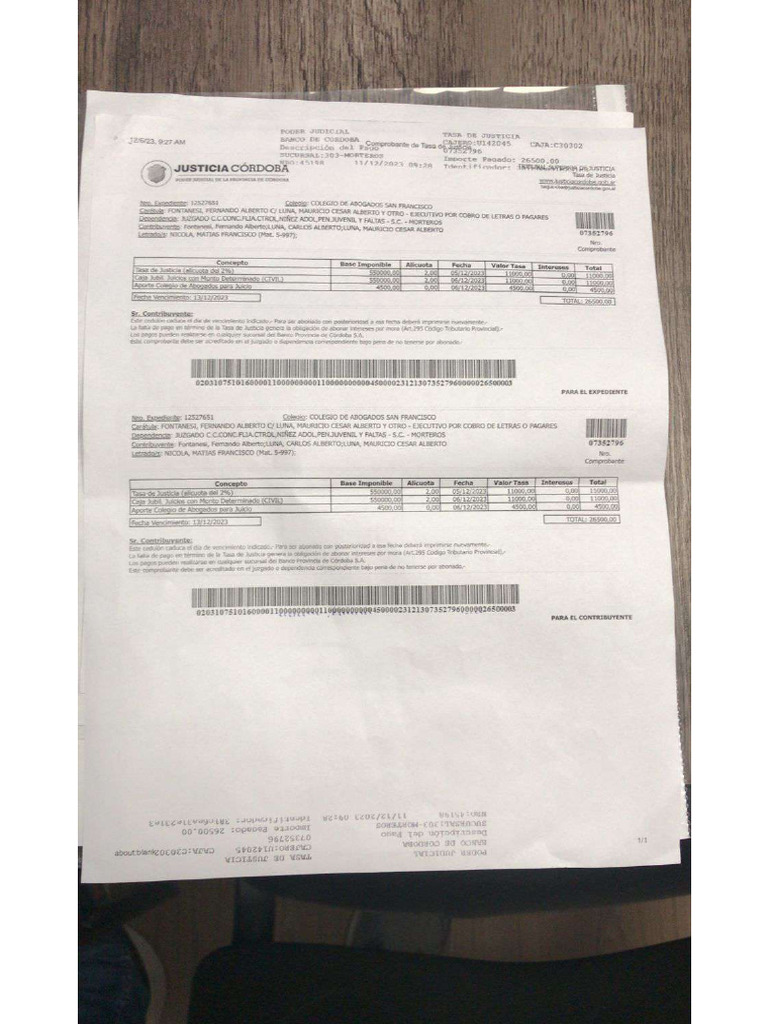 Comprobante Cable | PDF