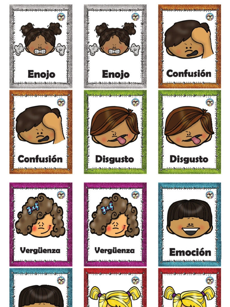 101-Memorama Emociones | PDF