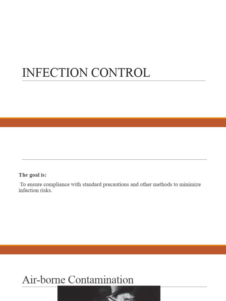 Infection Control | PDF | Sterilization (Microbiology) | Disinfectant