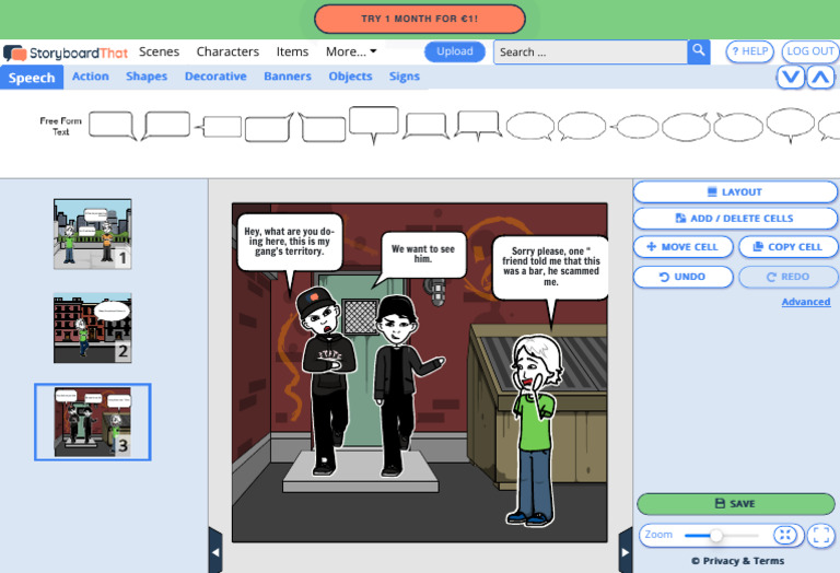 Storyboard Creator Comic Strip Maker Storyboard Maker 2 | PDF