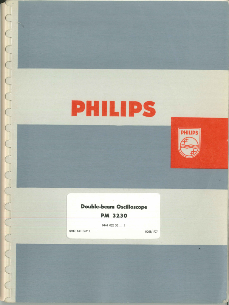 Philips PM3032 Users Manual | PDF