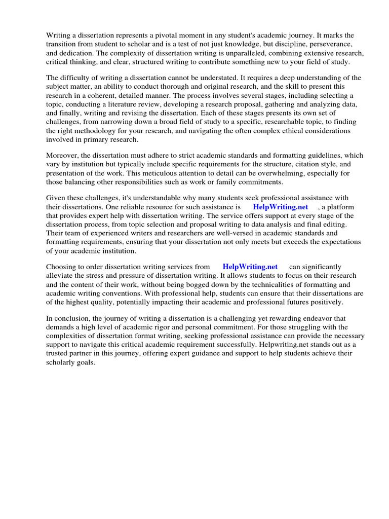 Dissertation Format Writing | PDF | Thesis | Methodology