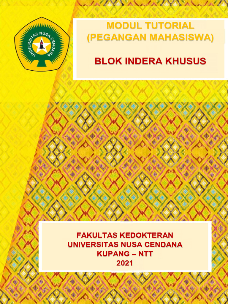 Modul Tutorial Pegangan Mahasiswa Blok Indera Khusus | PDF