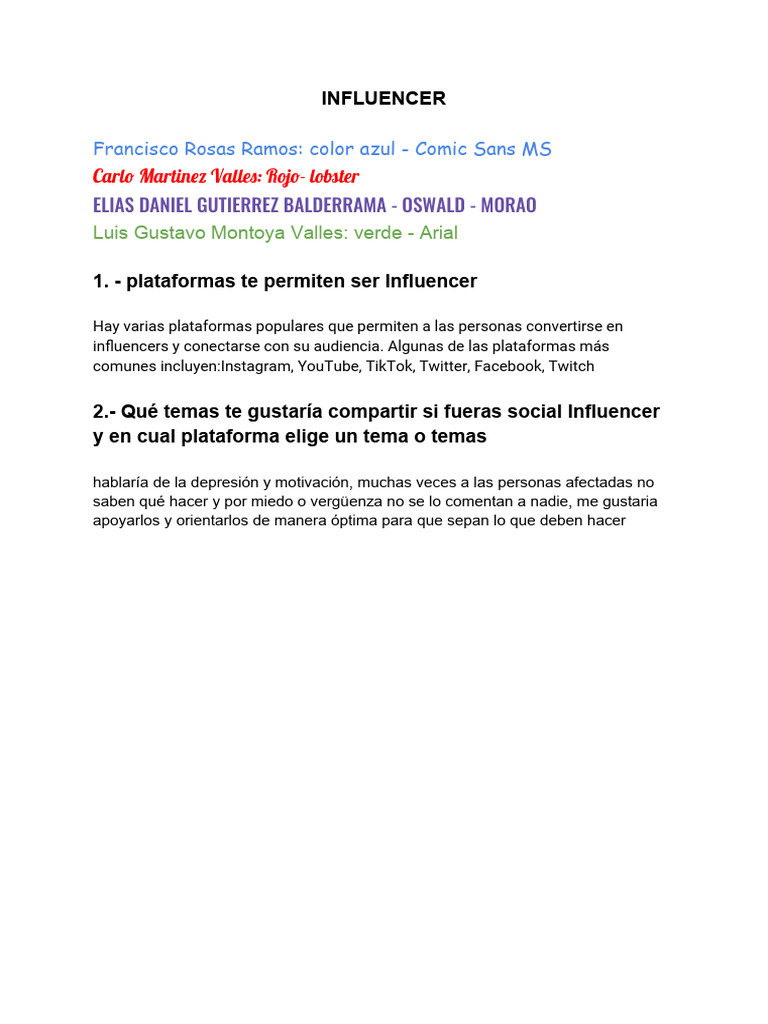 INFLUENCER | PDF | Sicología | Psicología Social