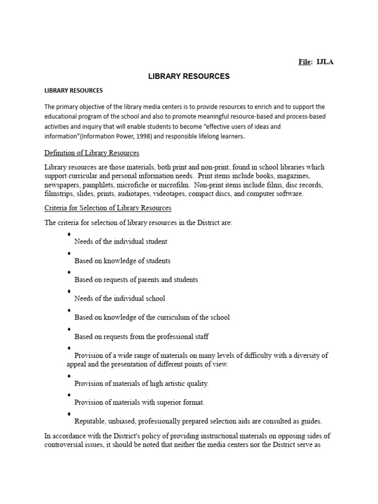 Ijla - Library Resources - Note Above Iiac | PDF | Libraries | Microform