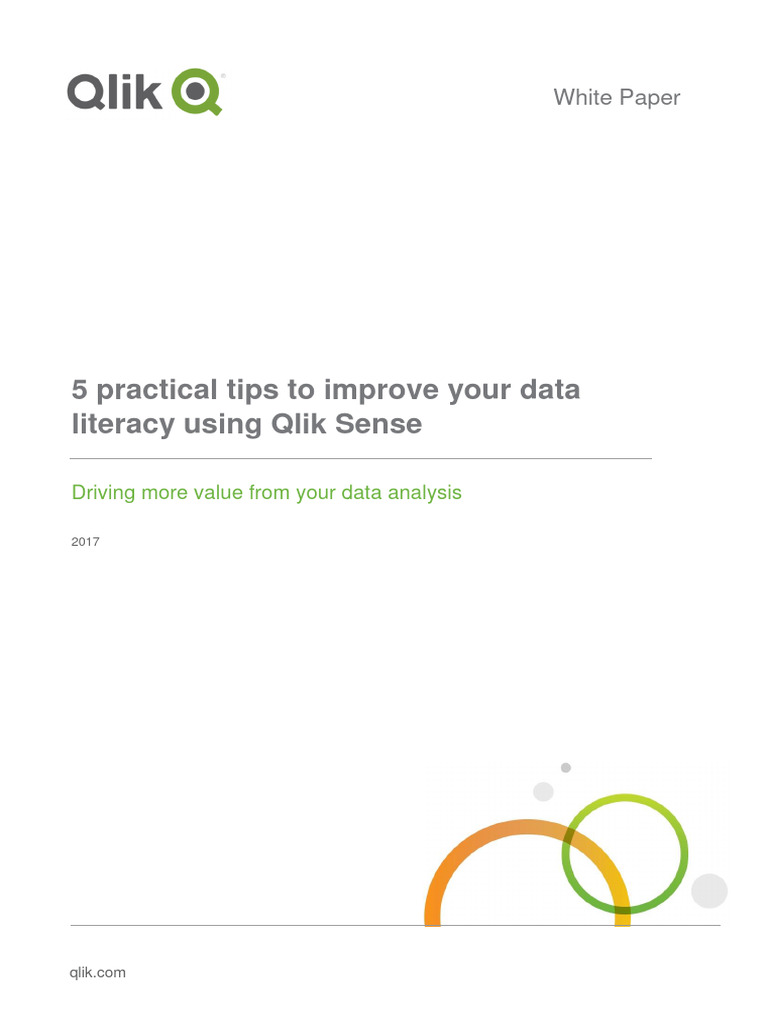 WhitePaper Data Literacy 5 Practical Tips QlikSense | PDF | Bias | Data