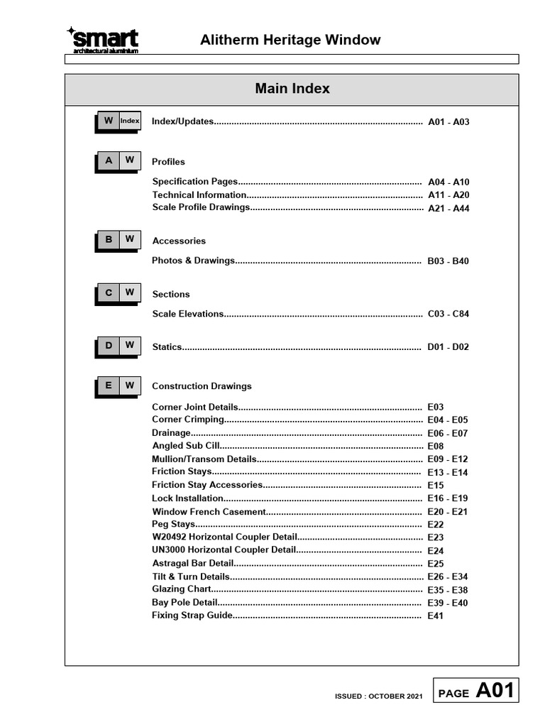 TECHNICAL MANUAL - Alitherm Heritage Window v102021 | PDF | Window ...