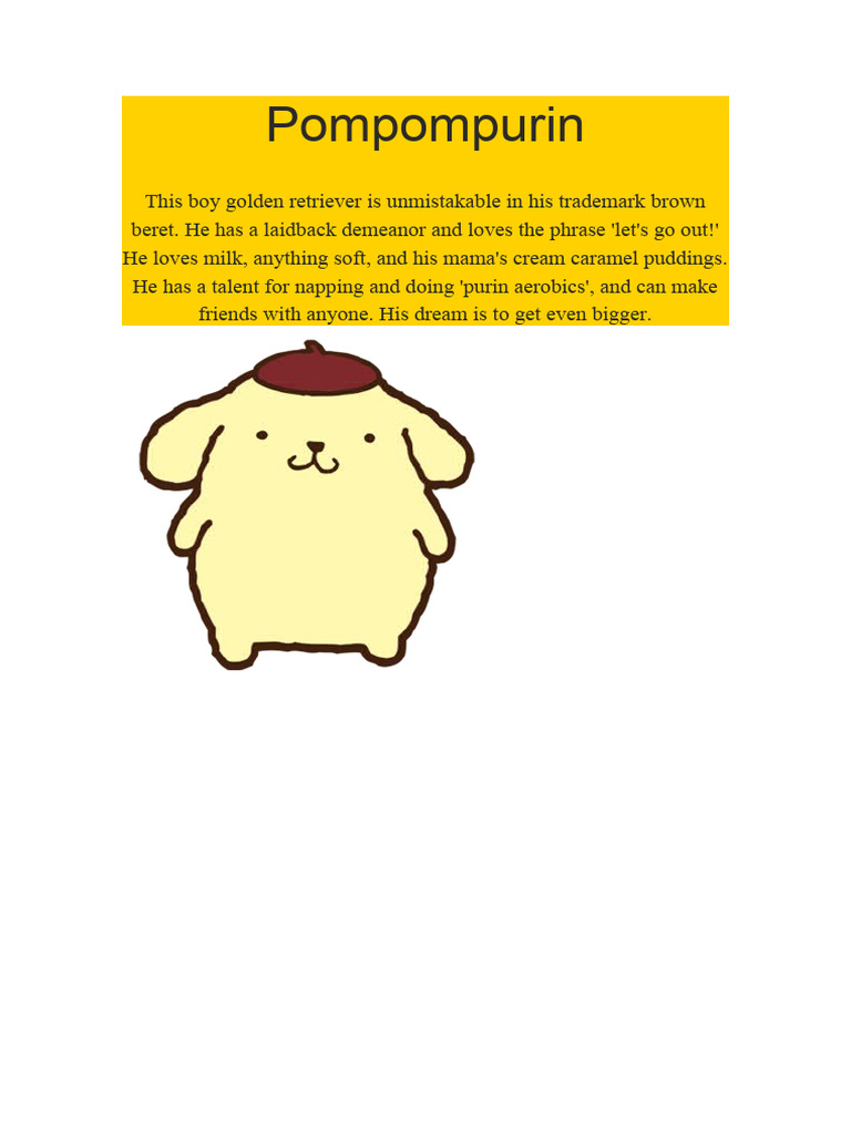 Pompompurin | PDF