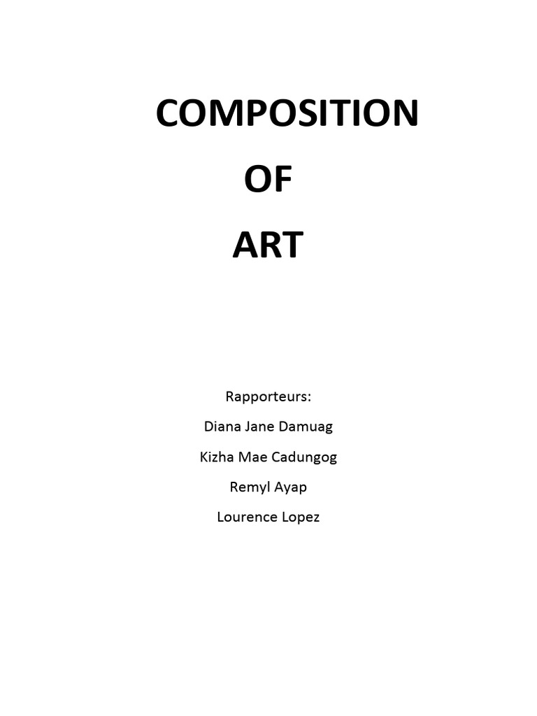 Composition of Art | PDF | Abstract Art | Representation (Arts)