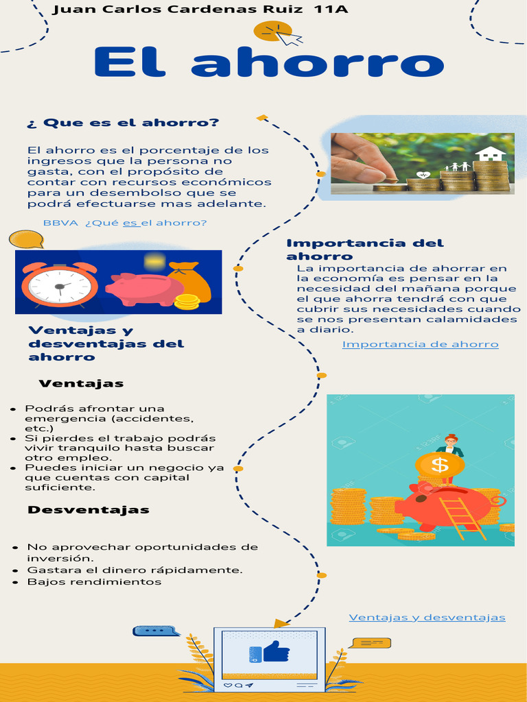 Guía completa sobre el ahorro y sus tipos | PDF | Ahorro | Inversiones