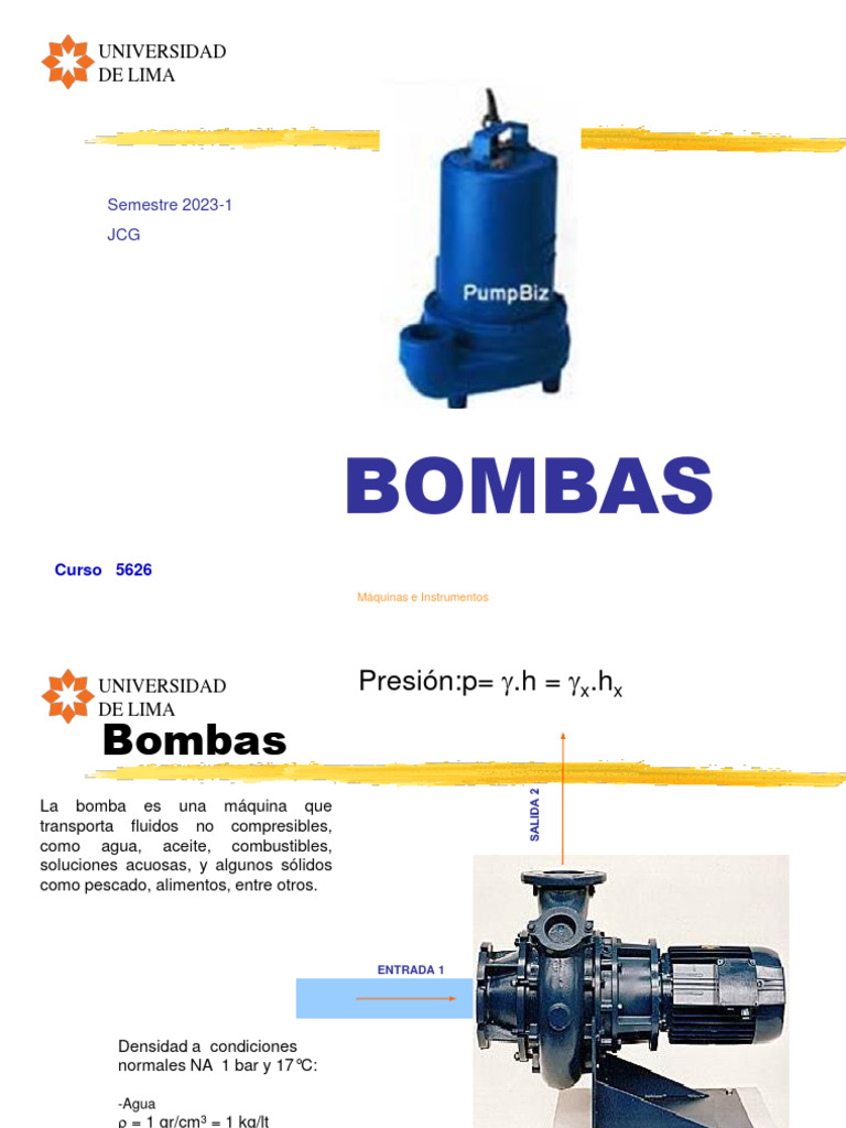 Bombas | PDF | Bomba | Pistón