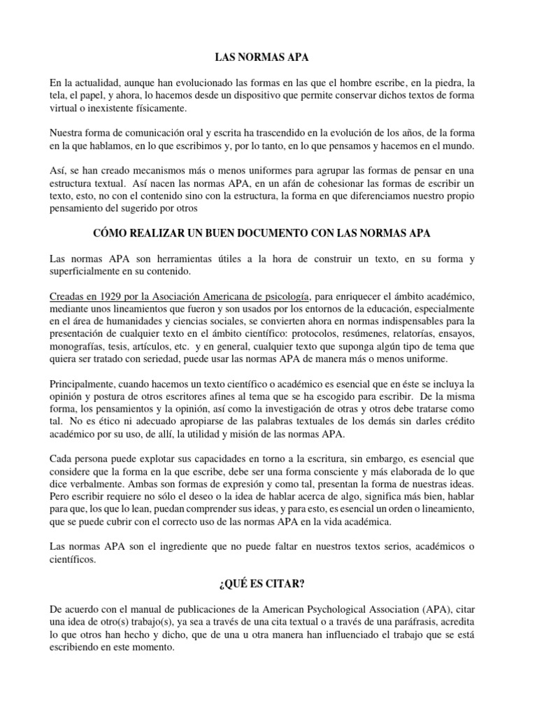 Guía Completa de Normas APA | PDF | Estilo apa | Periódicos