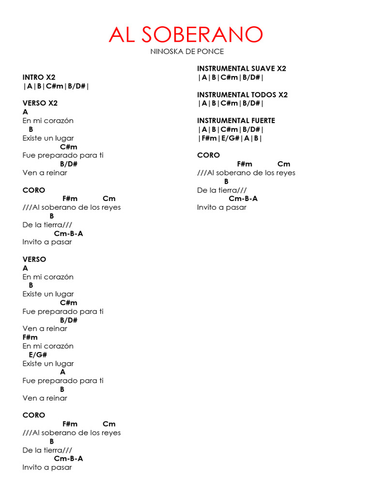 Al Soberano | PDF