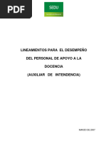 Funciones del Intendente Escolar | PDF