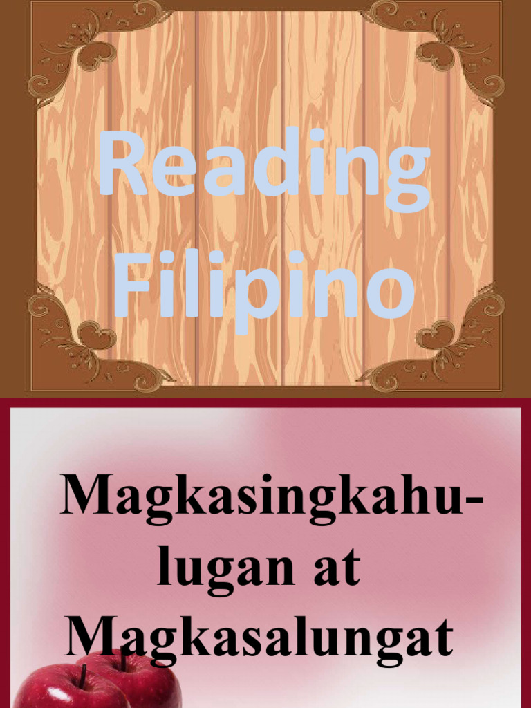Reading Filipino | PDF