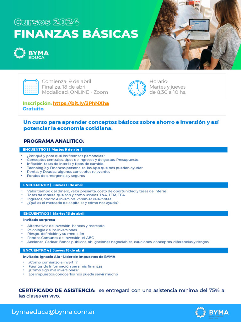 Programa Finanzas Basicas | PDF