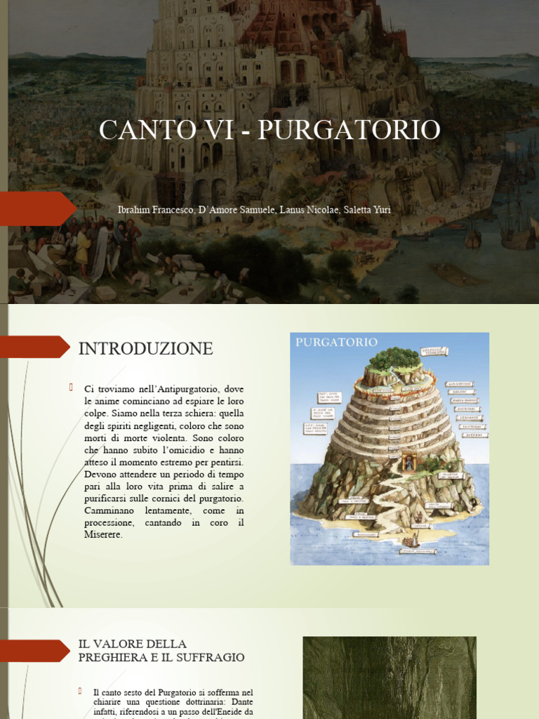 Canto IV Purgatorio | PDF